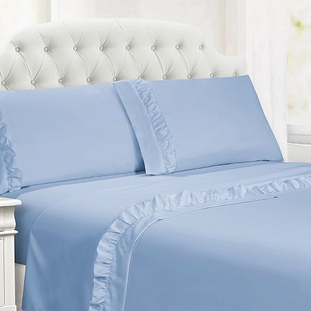 Click here for Swift Home Ultra Glam Soft Ruffle Hem Deep Pocket... prices