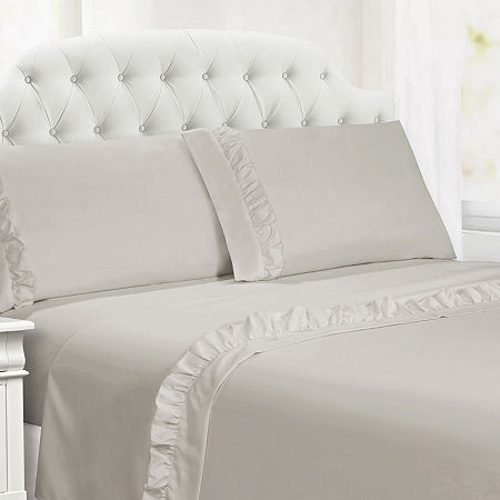 Click here for Swift Home Ultra Glam Soft Ruffle Hem Deep Pocket... prices