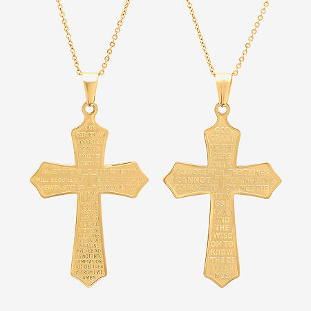 Click here for Steeltime Mens 18K Gold Over Stainless Steel Hypoa... prices