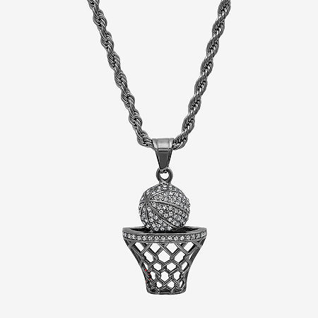 Click here for Steeltime Mens Crystal Stainless Steel Hypoallerge... prices