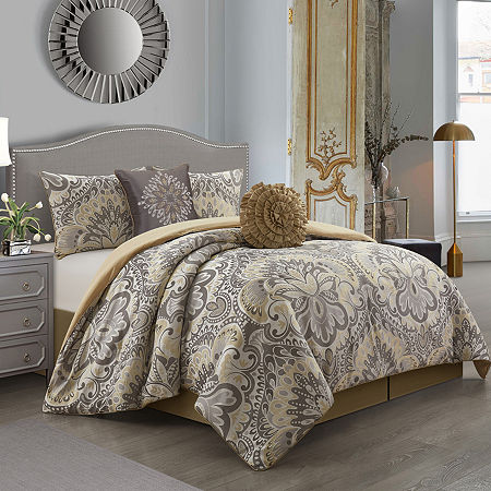 Stratford Park Amelia 6-Pc. Comforter Set  Queen - Yellow