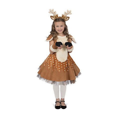 Click here for Little & Big Kid Girls Doe The Deer 4-pc. Costume... prices