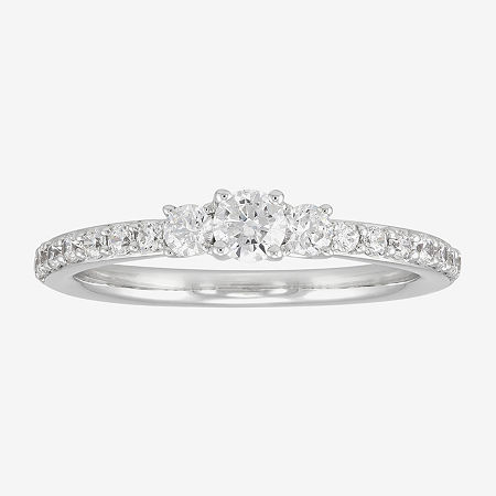 Click here for (H-I / Si1-Si2) Womens 1/2 CT. T.W. Lab Grown Whit... prices