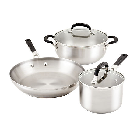 Click here for KitchenAid Stainless Steel 5-pc. Cookware Set  One... prices