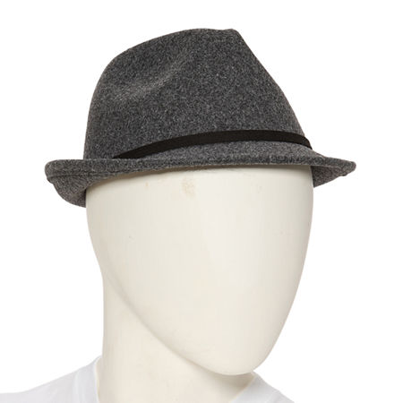 Click here for Stafford Poly Wool Mens Fedora  One Size  Gray prices