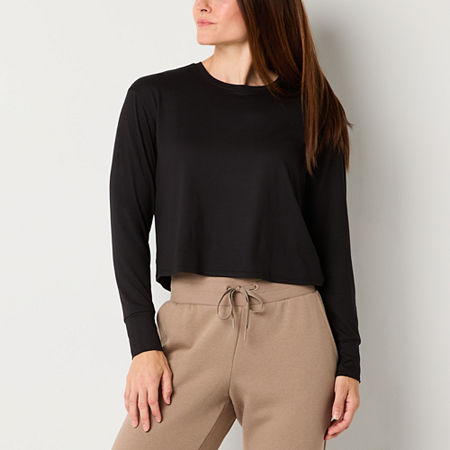 Click here for Xersion Womens Everyday Crew Neck Long Sleeve T-Sh... prices