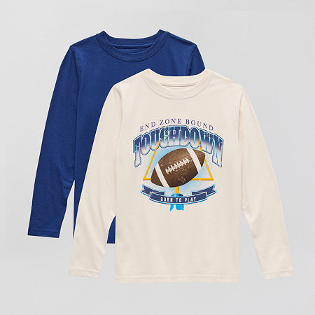 Click here for Thereabouts Little & Big Kid Boys Crew Neck Long S... prices