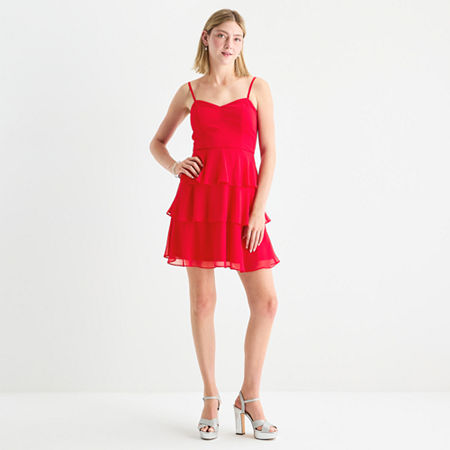 Click here for by&by Womens Juniors Sleeveless Fit + Flare Dress... prices
