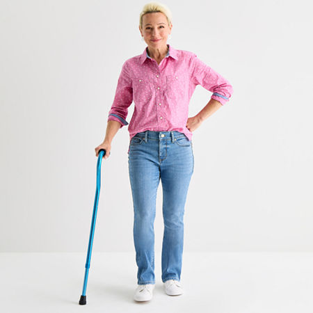 Click here for St. Johns Bay Adaptive Womens Mid Rise Bootcut Sea... prices