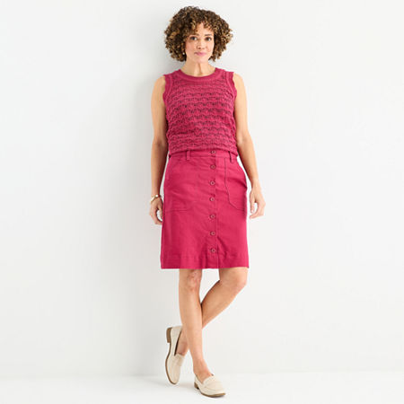 Click here for Liz Claiborne Womens Mid Rise Midi A-Line Skirt  1... prices