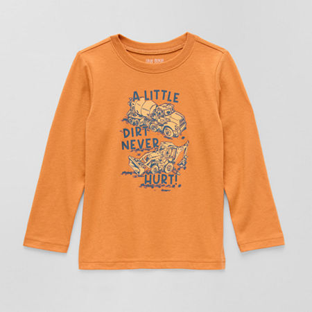 Click here for Okie Dokie Toddler & Little Boys Crew Neck Long Sl... prices