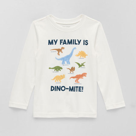 Click here for Okie Dokie Toddler & Little Boys Crew Neck Long Sl... prices