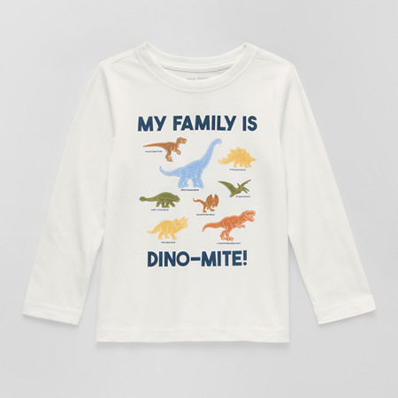 Click here for Okie Dokie Toddler & Little Boys Crew Neck Long Sl... prices