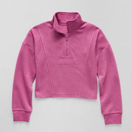 Click here for Xersion Fleece Little & Big Kid Girls Mock Neck Lo... prices