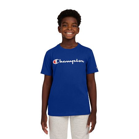 Click here for Champion Big Kid Boys Crew Neck Short Sleeve Class... prices