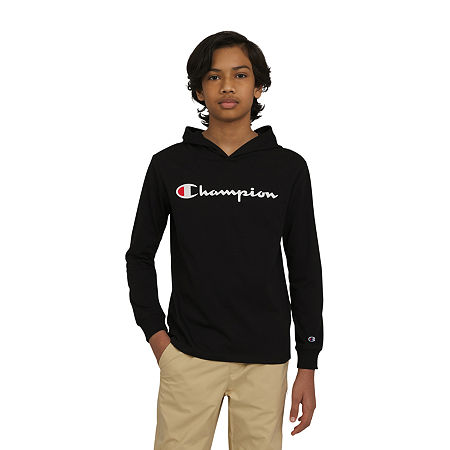 Click here for Champion Big Boys Signature Logo Long-Sleeve Hoode... prices