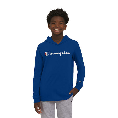 Click here for Champion Big Boys Signature Logo Long-Sleeve Hoode... prices