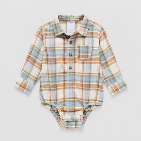 Click here for Okie Dokie Baby Boys Long Sleeve Bodysuit  Newborn... prices