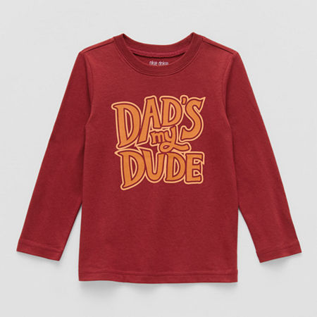 Click here for Okie Dokie Toddler & Little Boys Crew Neck Long Sl... prices