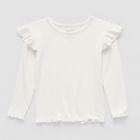 Click here for Okie Dokie Toddler & Little Girls Crew Neck Long S... prices