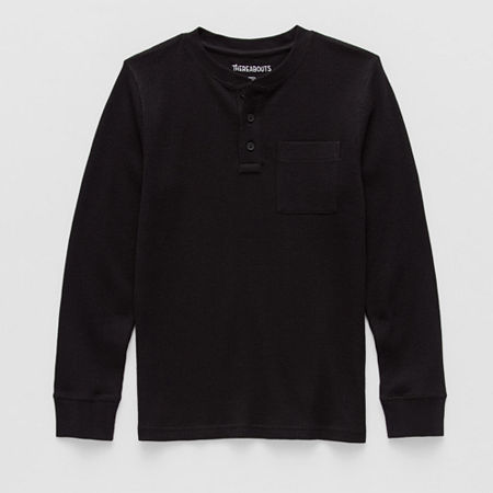 Click here for Thereabouts Little & Big Kid Boys Henley Neck Long... prices