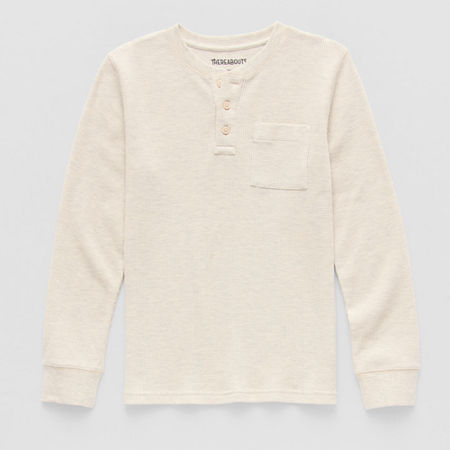 Click here for Thereabouts Little & Big Kid Boys Henley Neck Long... prices
