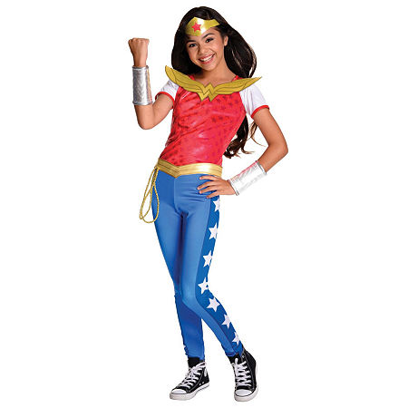 Click here for Little & Big Kid Girls Deluxe DC Comics Wonder Wom... prices