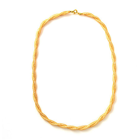 Click here for Made in Italy 10K Gold 18 Inch White Cubic Zirconi... prices
