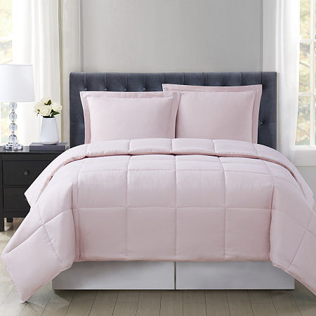 Truly Soft Everyday Solid 3-Pc. Comforter Set  King - Blush
