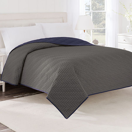 WestPoint Home Reversible Coverlet  Full/Queen - Graphite