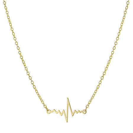 Click here for Silver Treasures Womens 14K Gold Over Silver 16 In... prices