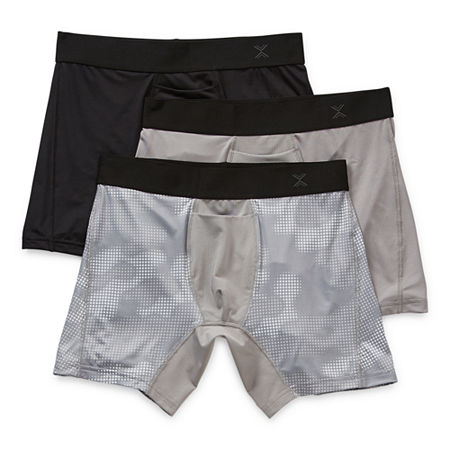 Click here for Xersion Mens 3 Pack Boxer Briefs 302613  Small  Bl... prices