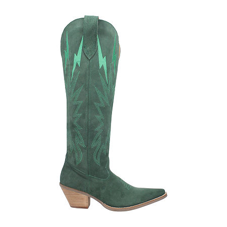 Click here for Dingo Womens Thunder Road Stacked Heel Cowboy Boot... prices
