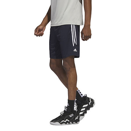 Click here for adidas Mens Mid Rise 9 Basketball Short  Large  Bl... prices