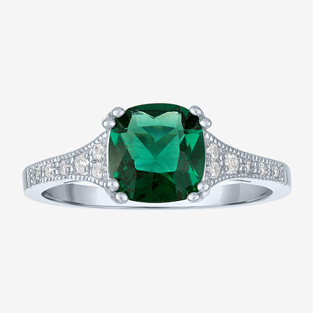 Click here for Gemstone Sterling Silver Cushion Cocktail Ring  8... prices