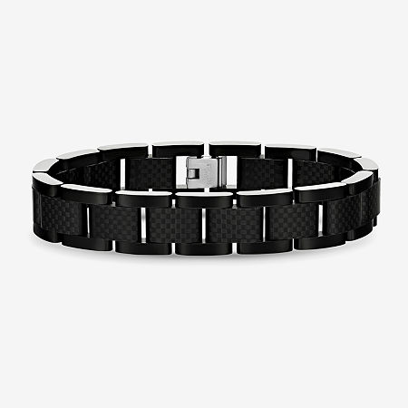 Click here for Mens Stainless Steel 8 1/2 Inch Link Bracelet  One... prices