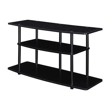 Click here for Zuko 3-Tier Wide TV Stand  One Size  Black prices