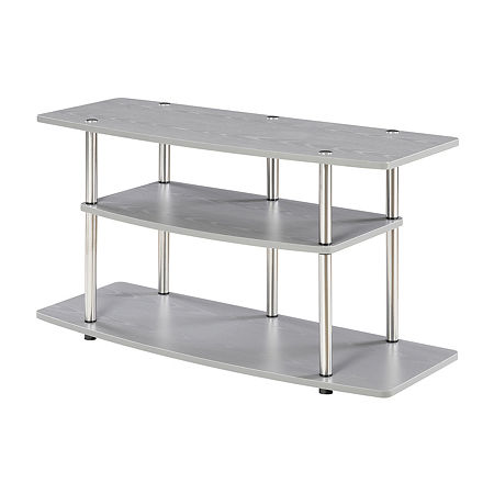 Click here for Zuko 3-Tier Wide TV Stand  One Size  Gray prices