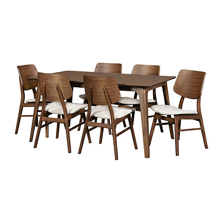 Click here for Oscar 7-pc. Rectangular Dining Set  One Size  Brow... prices