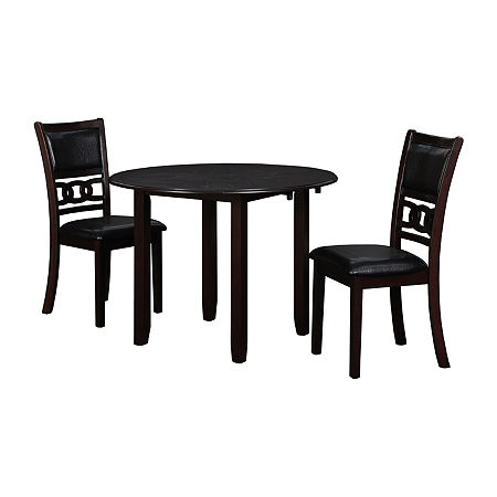 Click here for Gia 3-pc. Rectangular Dining Set  One Size  Black prices