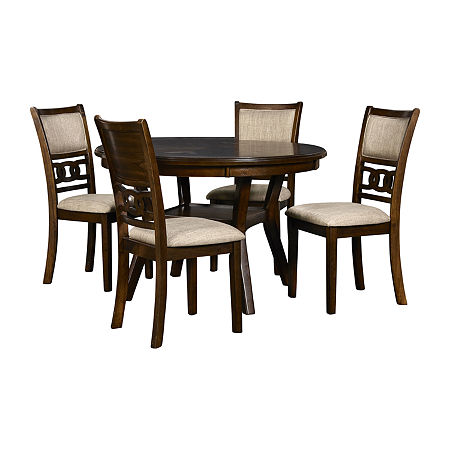 Click here for Gia 5-pc. Round Dining Set  One Size  Brown prices