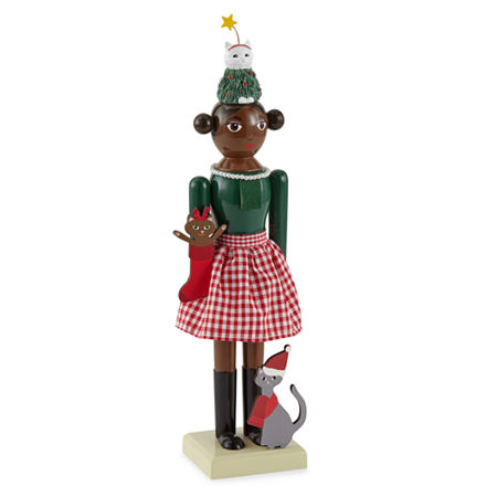Click here for North Pole Trading Co. 14in Cat Girl African Ameri... prices
