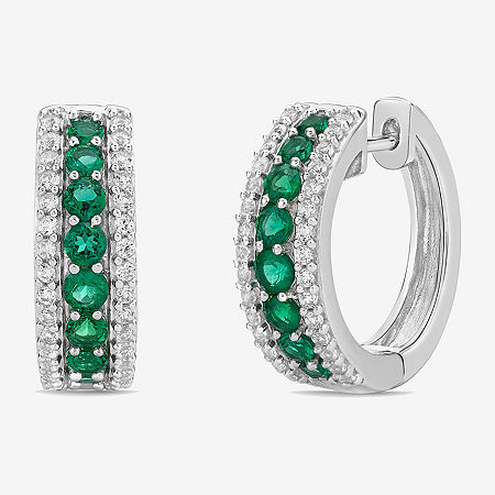 Click here for Womens Lab Created Green Emerald Sterling Silver 1... prices