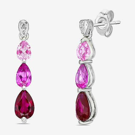 Click here for Gemstone Sterling Silver Pear Drop Earrings  One S... prices