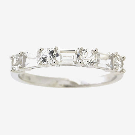 Click here for Womens 2.5MM Lab Created White Sapphire Sterling S... prices