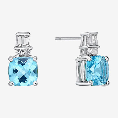 Click here for Genuine Blue Topaz and Lab-Created White Sapphire... prices