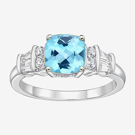 Click here for Genuine Blue Topaz & Lab-Created White Sapphire St... prices