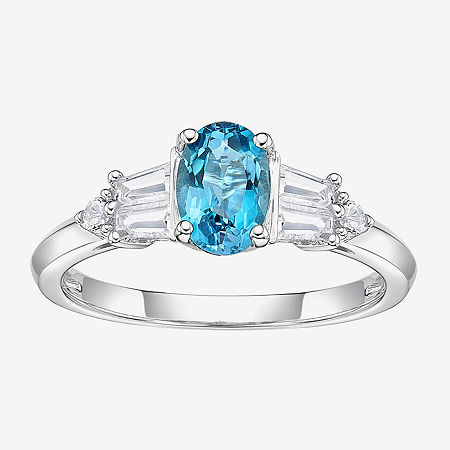 Click here for Womens Genuine Blue Topaz Sterling Silver Cocktail... prices