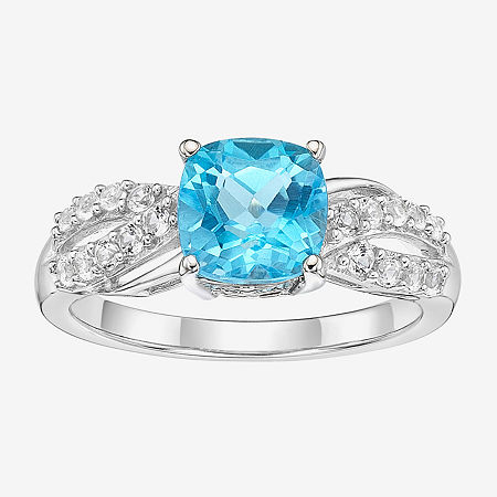 Click here for Womens Genuine Blue Topaz Sterling Silver Cocktail... prices
