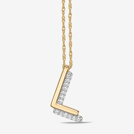 Click here for Initial Womens 1/10 CT. T.W. Natural White Diamond... prices